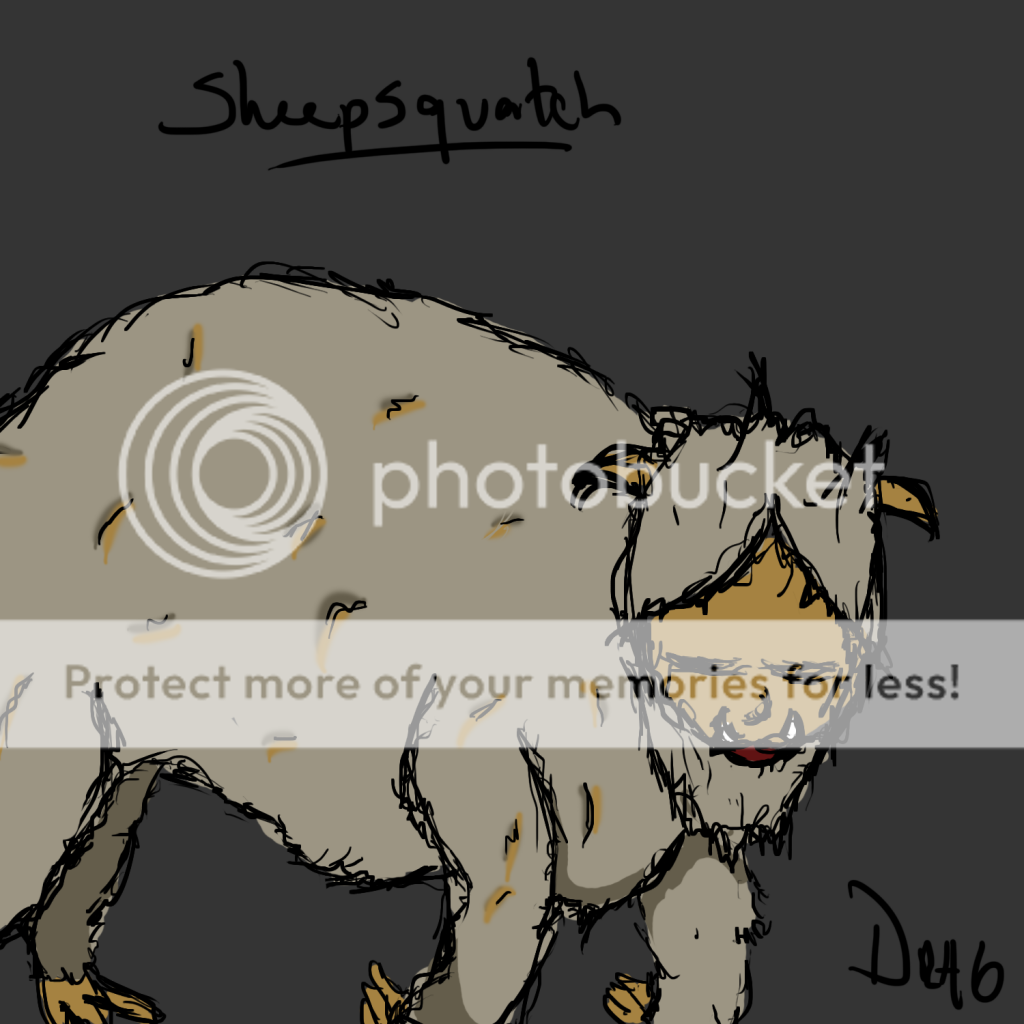 Sheepsquatch concept art (Request) - Art Shops - Shops and Requests ...