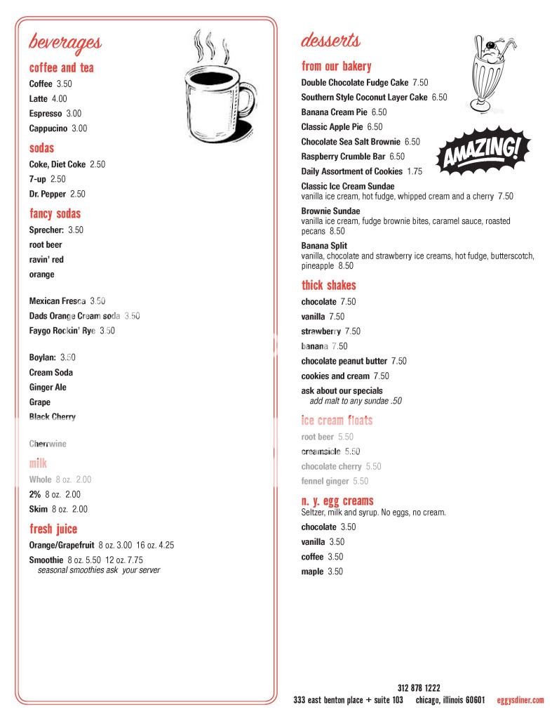 Eggy's Announces Menu and April 16 Opening Date